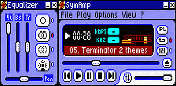 Apps Releasing SymAmp 4.0 with a new skin and Amiga MOD file support for Moonsound (OPL4 ...